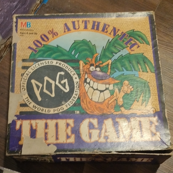 Milton Bradley | Toys | Pog The Game Purple And Green | Poshmark